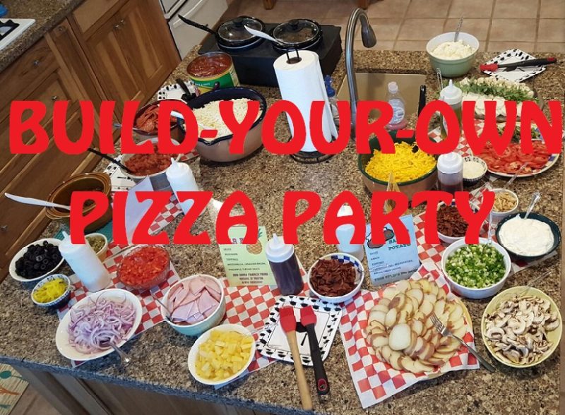 Build-Your-Own Pizza Party | Dearly Loved